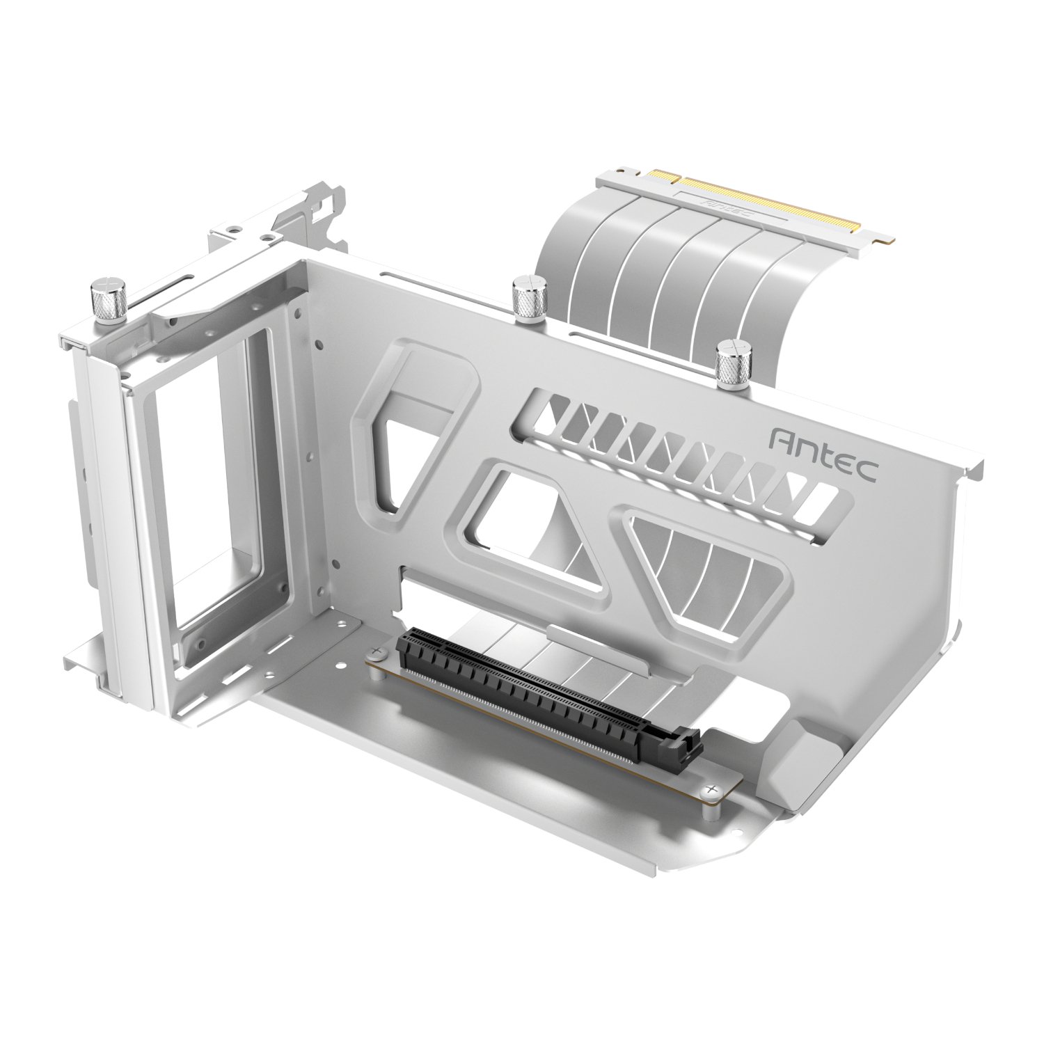 Antec Vertical GPU Bracket with PCIE 4.0 Riser Cable ( Shift White ) - MG TECHNOLOGIES