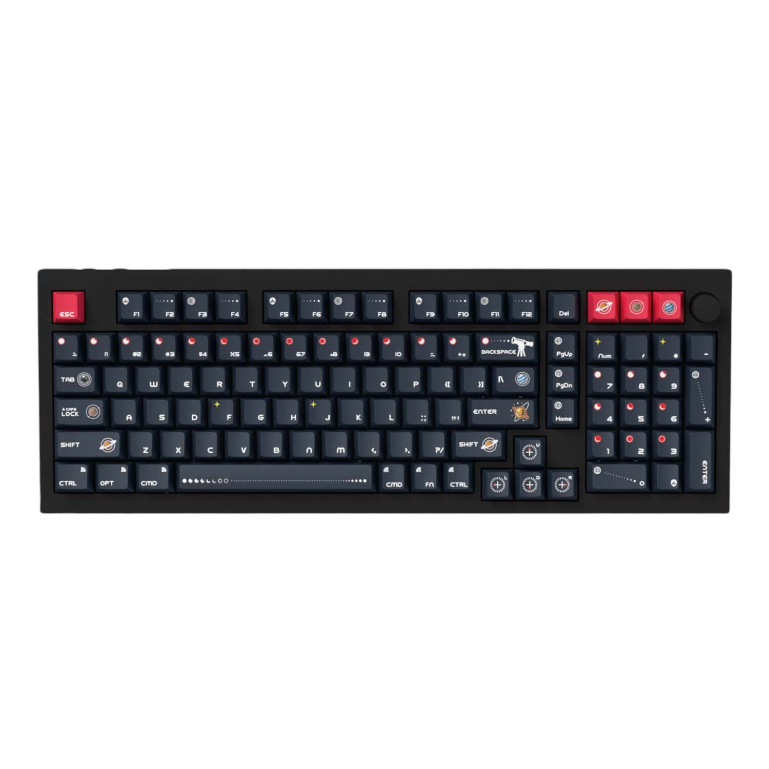Keychron Cherry Profile Cosmic Galaxy Dye-Sub PBT Keycap Set - MG ...